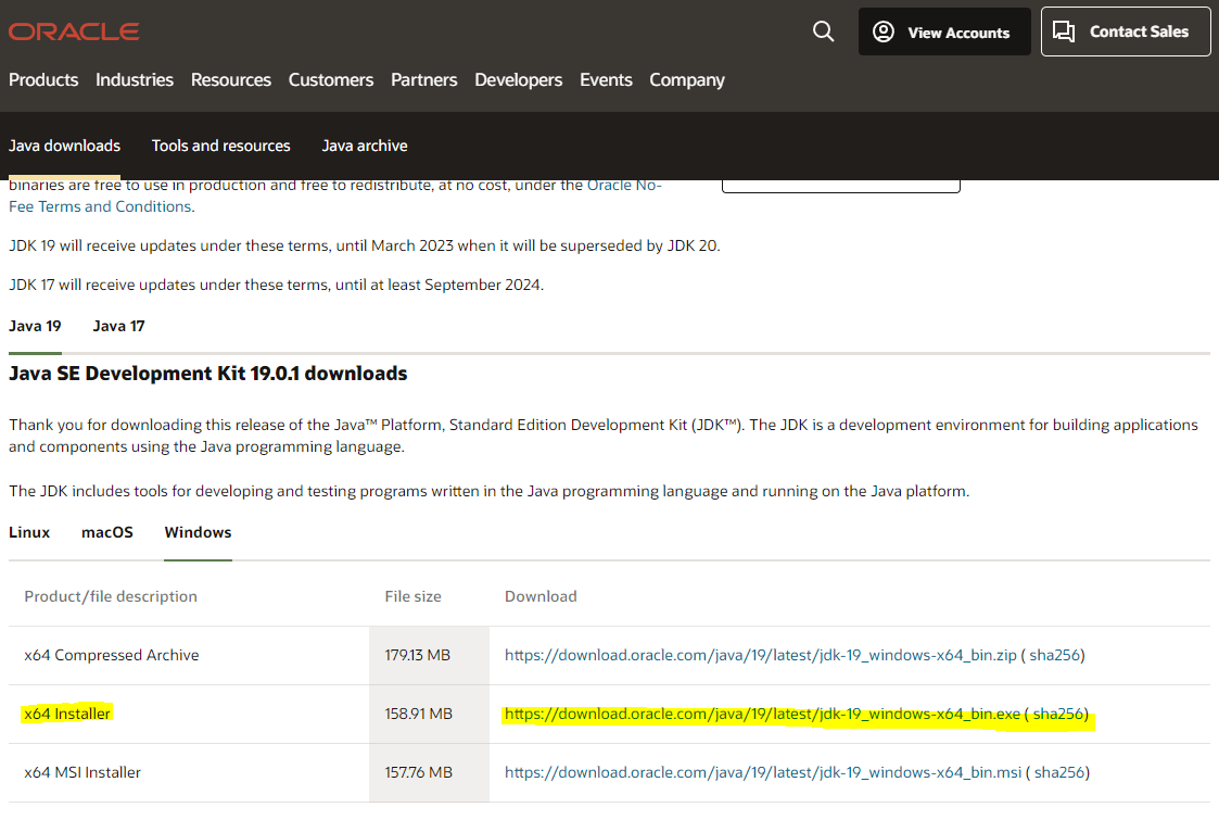 Login para realizar o download JDK | Java JRE e JDK: compile e execute ...