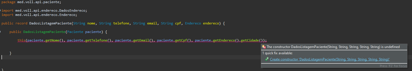 Ajuda na listagem paciente | Spring Boot 3: desenvolva uma API Rest em ...