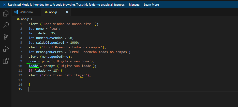[Projeto] Desafio 1 | Lógica de programação: mergulhe em programação ...