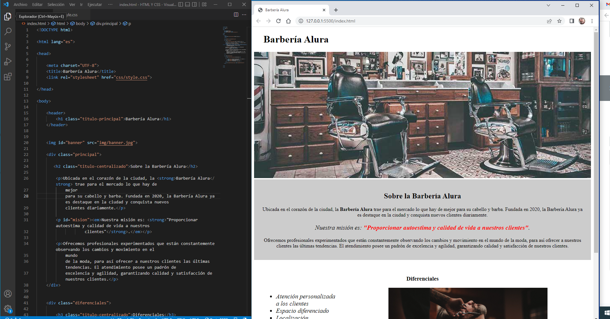 Header HTML5 Y CSS3 Parte 1 Mi Primera P gina Web Alura Latam 