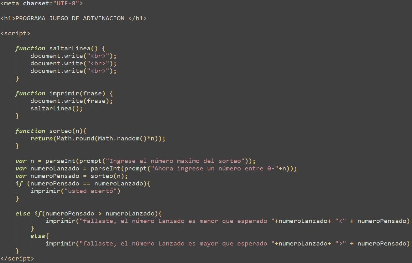 solución desafío | Lógica de programación: Conceptos primordiales ...