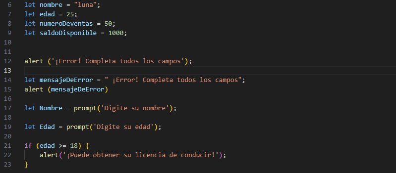 [Duda] iniciando con JavaScript actividad 10 | Alura Latam - Cursos online de tecnologia